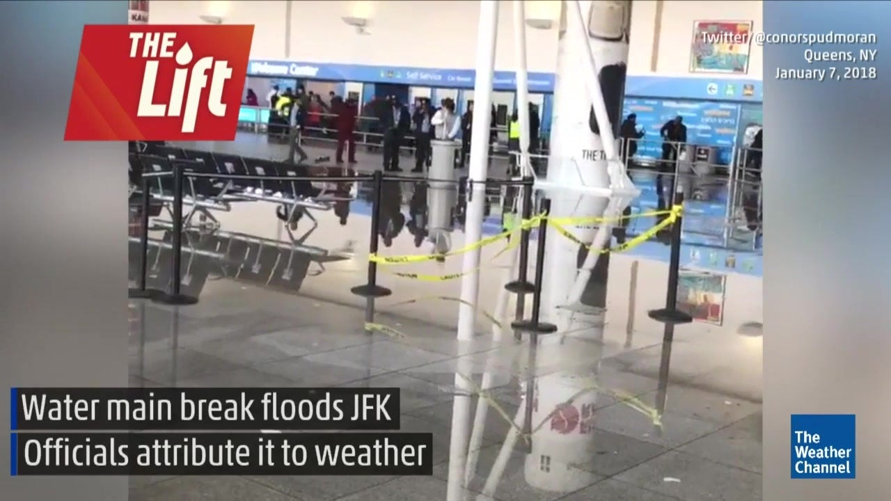 Travel Chaos After Water Main Break at JFK - Videos from The Weather ...
