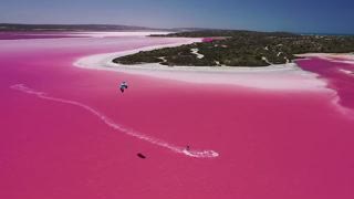 Stunning Pink Lake Will Wow You - Videos from The Weather Channel