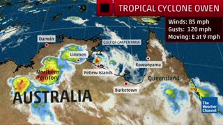 Tropical Cyclone Owen Brings Heavy Rain to Northern Australia - Videos ...