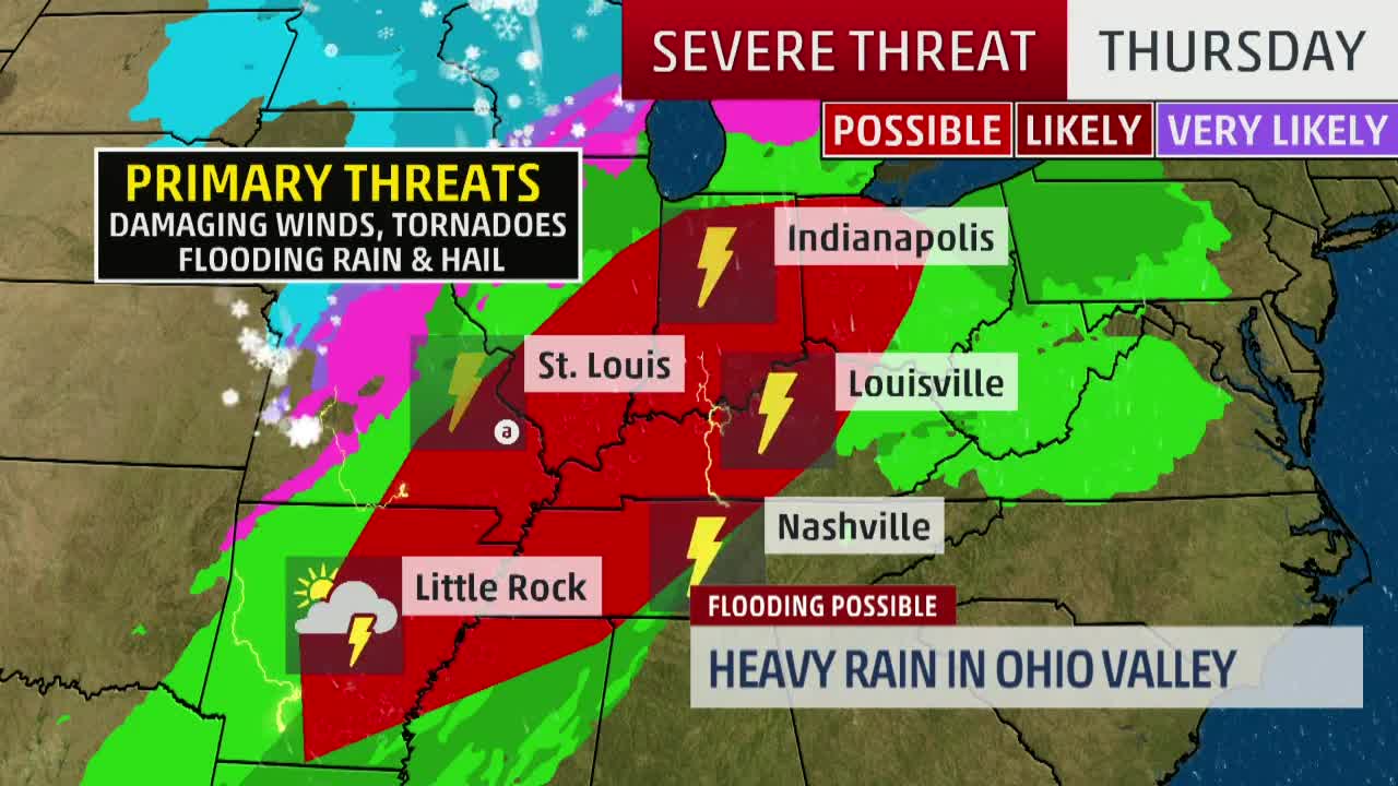 Flood Threats Still in the Forecast for the Ohio Valley, Parts of the ...
