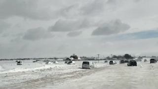Post-Apocalyptic Looking Sight After Bomb Cyclone - Videos from The ...