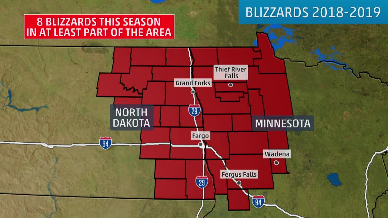 8 Blizzards Slammed One Area During the 2018-19 Snowfall Season ...