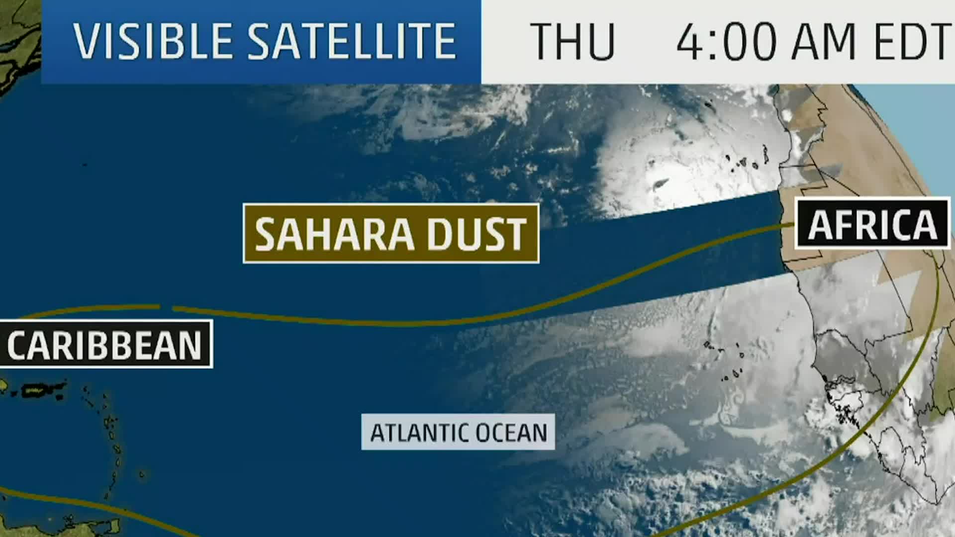 Polvo del Sahara llega a América - Videos de The Weather Channel