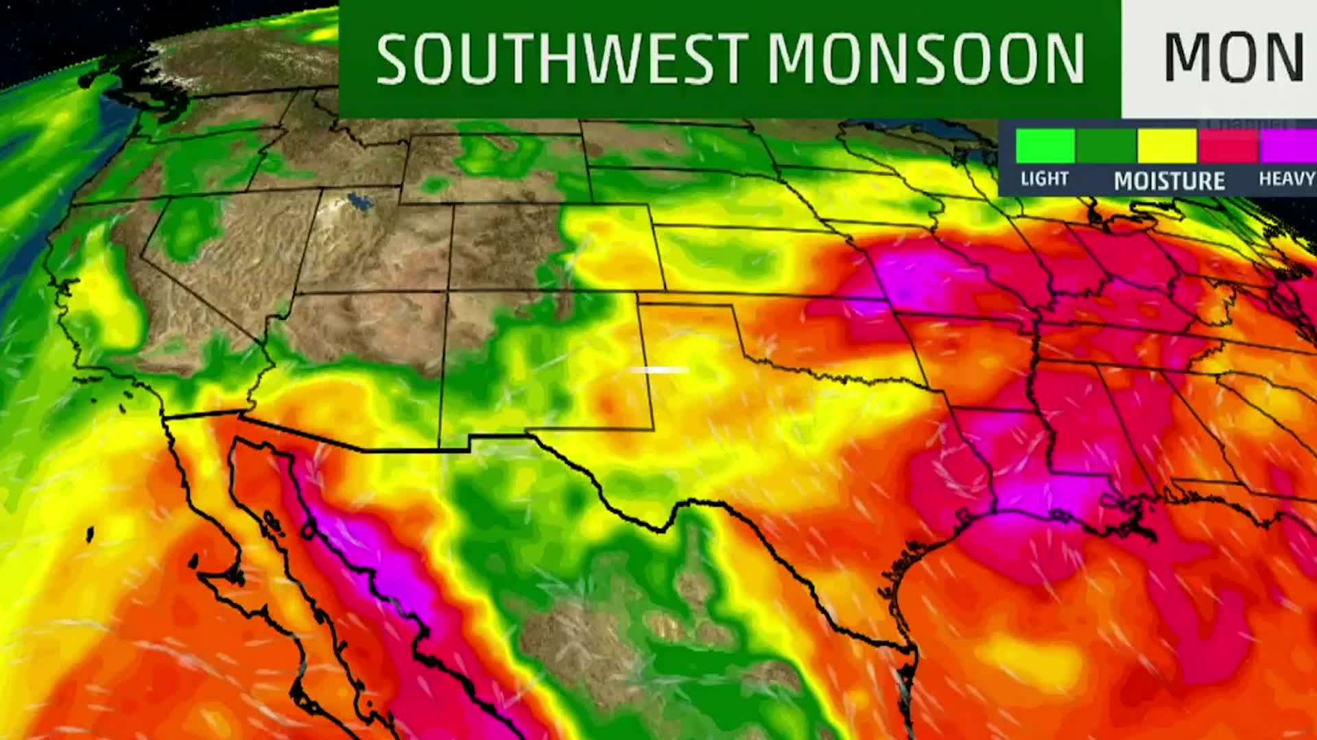 Inicia temporada del monzón en el suroeste - Videos de The Weather Channel
