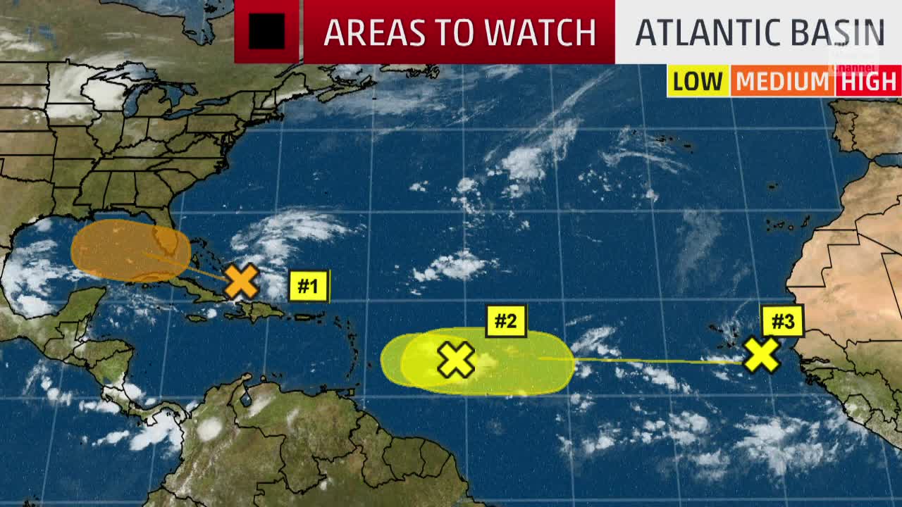 Areas We're Watching in the Atlantic Basin - Videos from The Weather ...