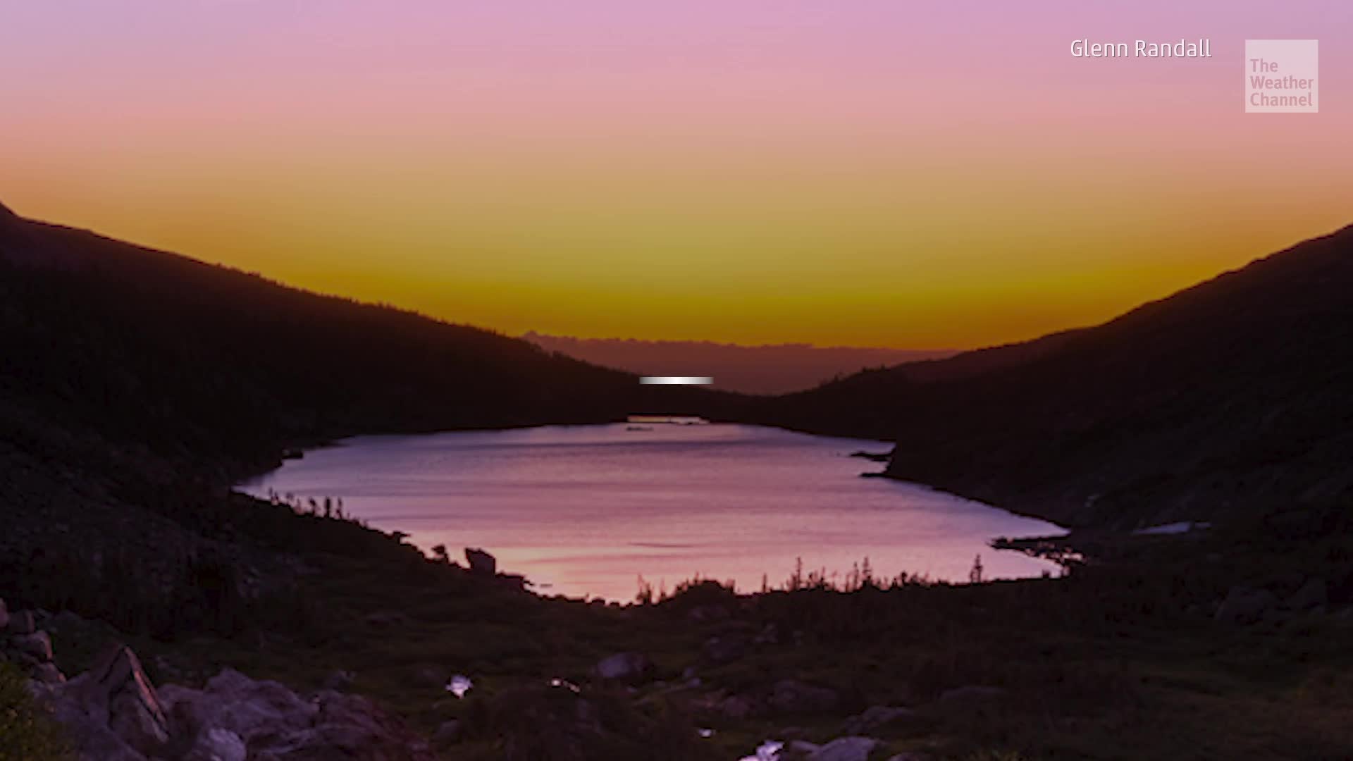 Purple Skies Caused by Volcano Eruption? - Videos from The Weather Channel