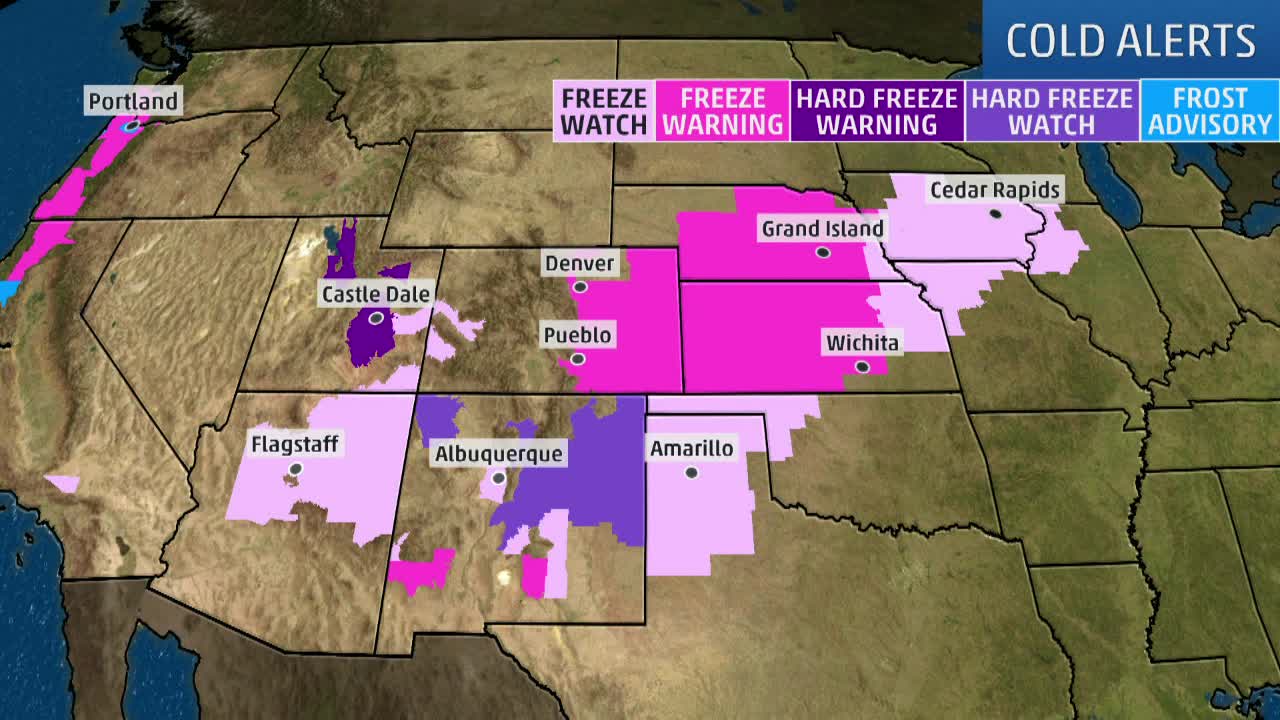 Temperatures to Tumble as Cold Front Sweeps Across the Country - Videos ...