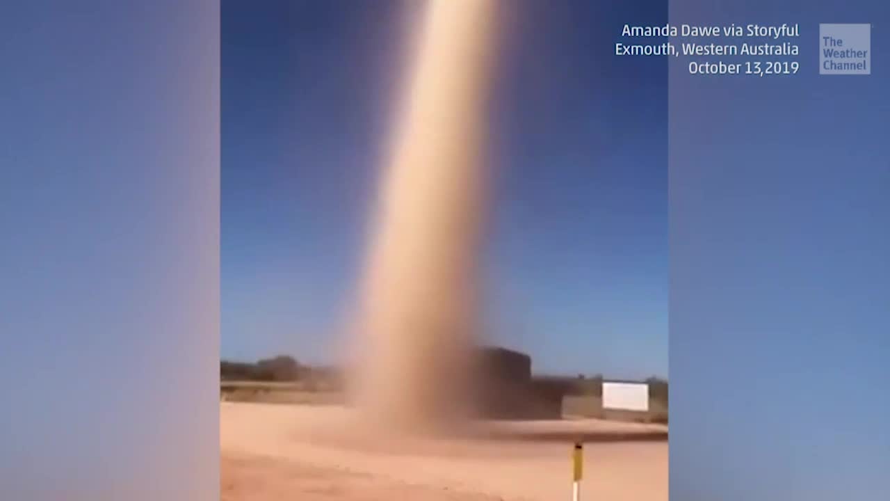 How Does A Dust Devil Form Videos From The Weather Channel