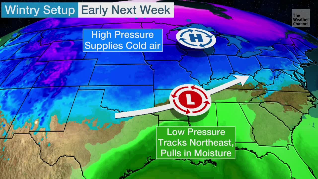 Snow, Ice and Rain From Coast to Coast - Videos from The Weather Channel