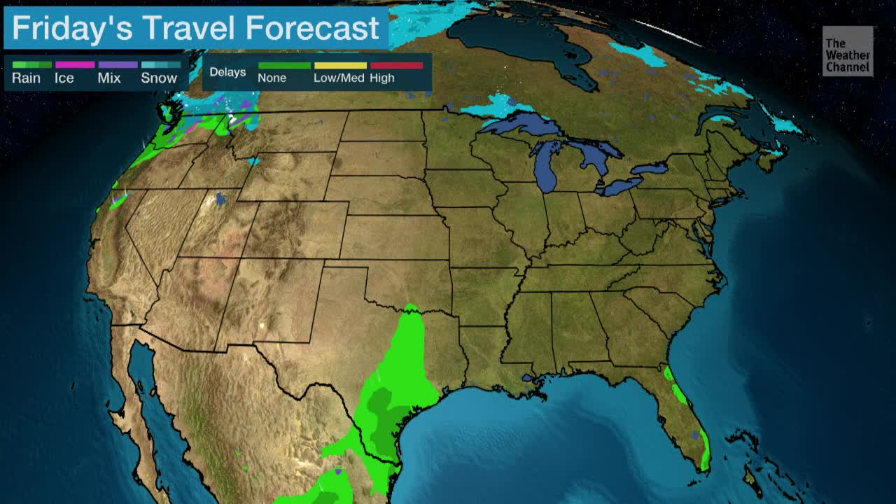 The 7 Days of Holiday Travel Forecast - Videos from The Weather Channel