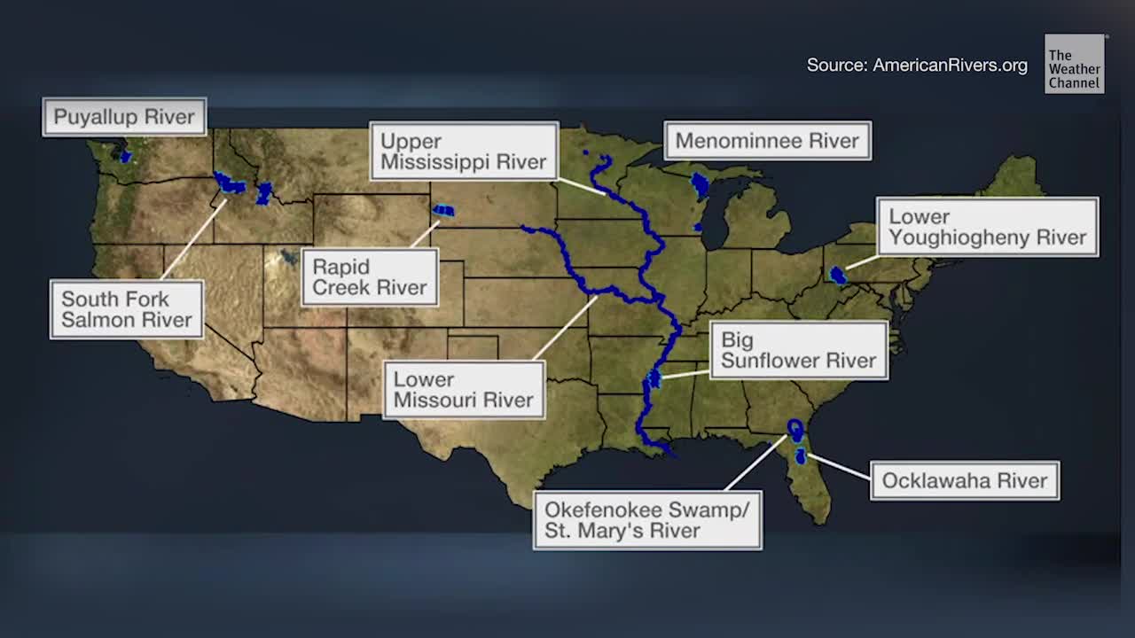 These Are America’s Most Endangered Rivers - Videos from The Weather ...