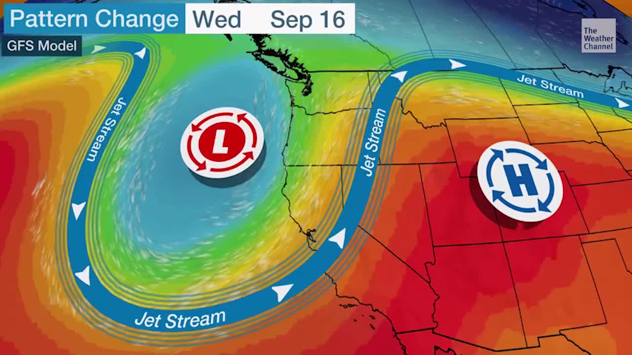 Pattern Shift Offers Relief for Firefighters in the West - Videos from ...