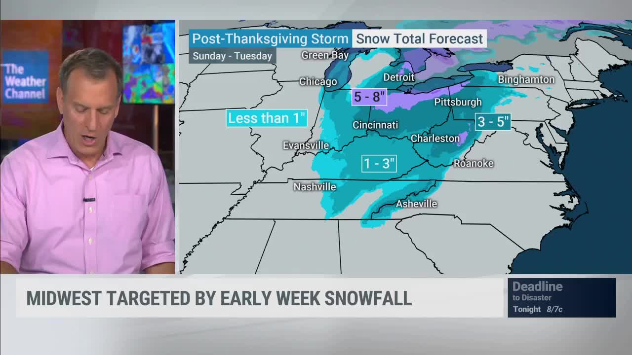 First Significant Snow of the Season for the Midwest Next Week - Videos ...