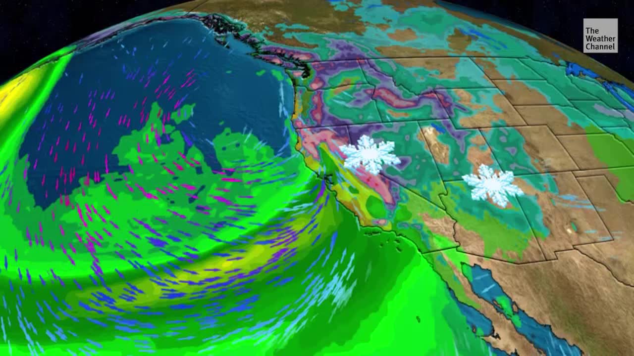 Wet, Windy Week for the West - Videos from The Weather Channel