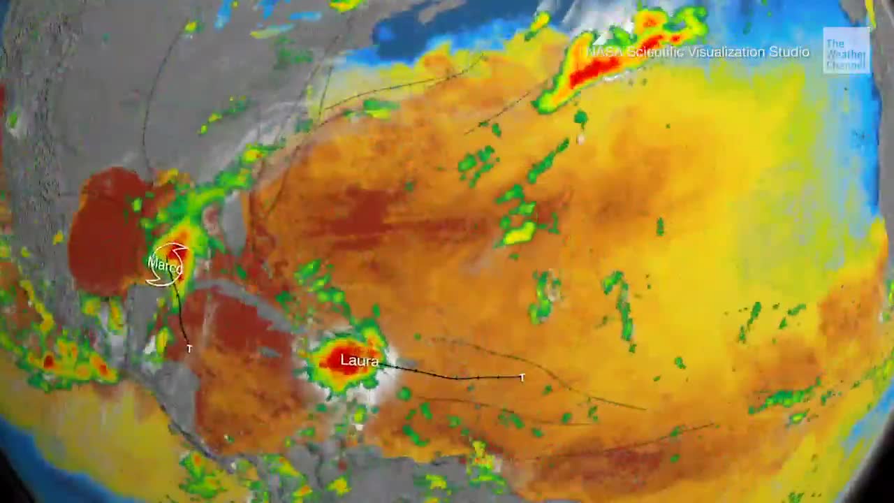 NASA Tracked Every Hurricane in 2020 - Videos from The Weather Channel