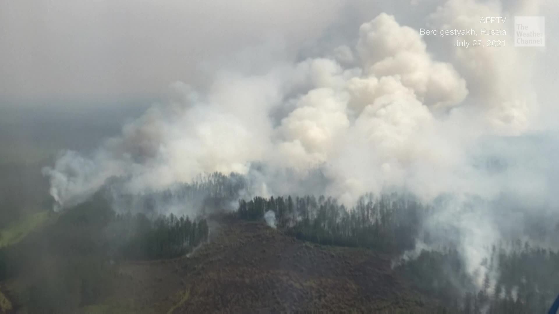 Siberian Wildfire Smoke Travels More Than 2,000 Miles - Videos from The ...