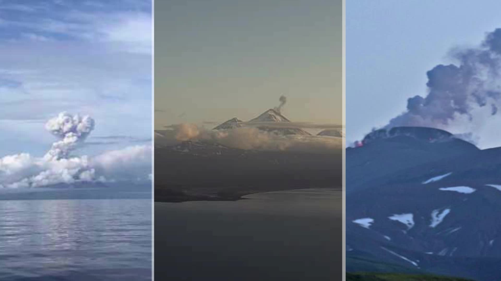 Multiple Alaskan Volcanoes Erupting at the Same Time - Videos from The ...