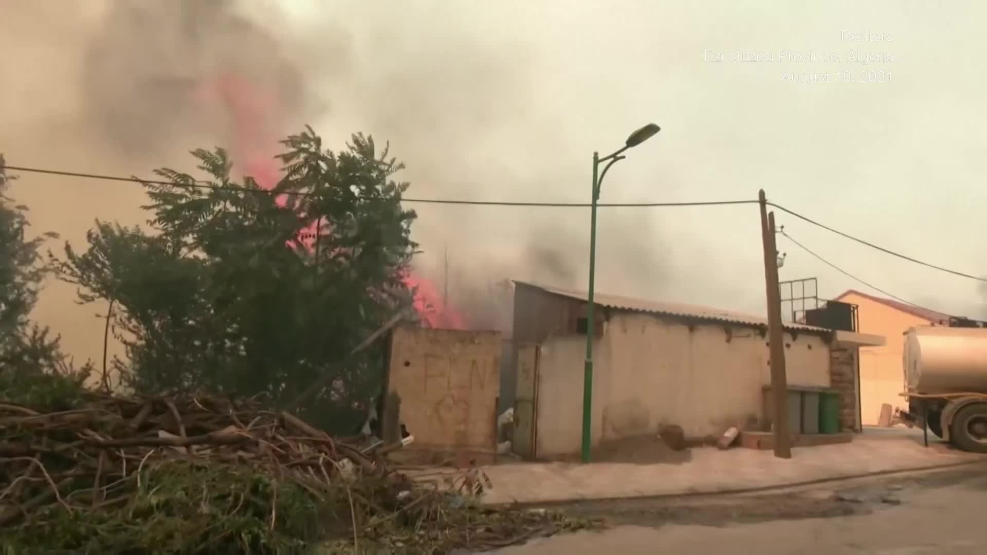 Algeria Wildfires Leave Dozens Dead - Videos from The Weather Channel