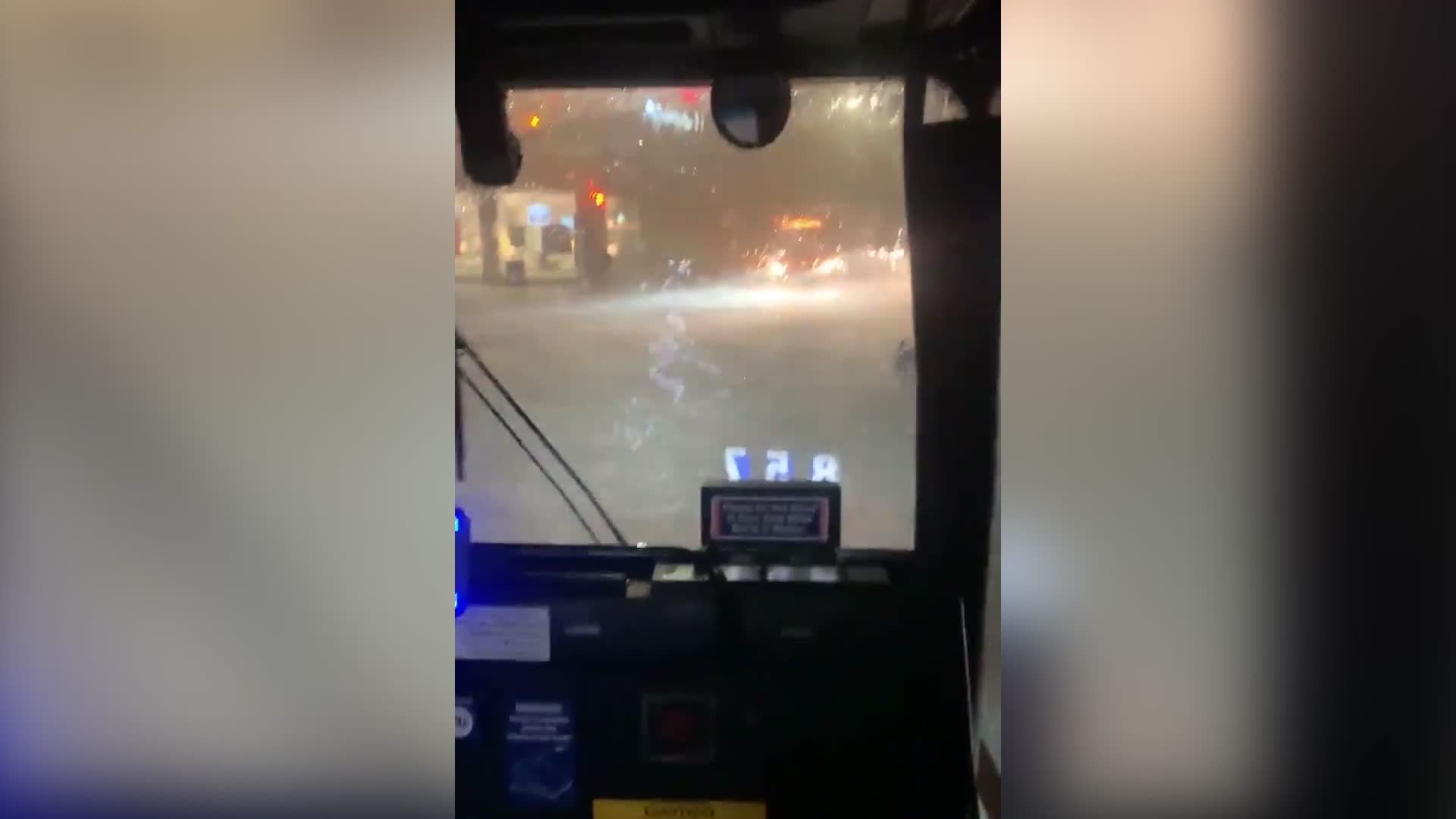 Floodwaters Deluge NYC Bus - Videos from The Weather Channel