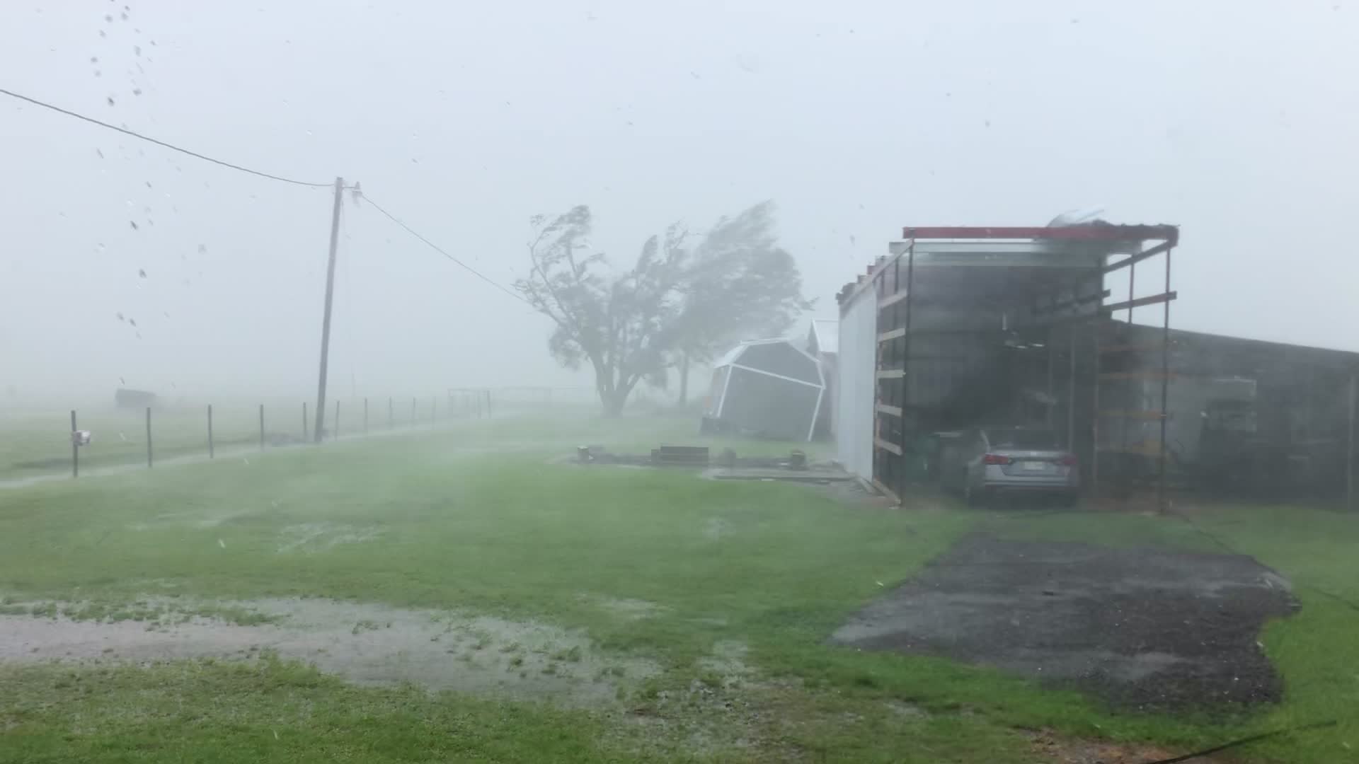 'Tractor Trailer Is Coming!': Watch Big Rig Fly Into Yard - Videos from ...