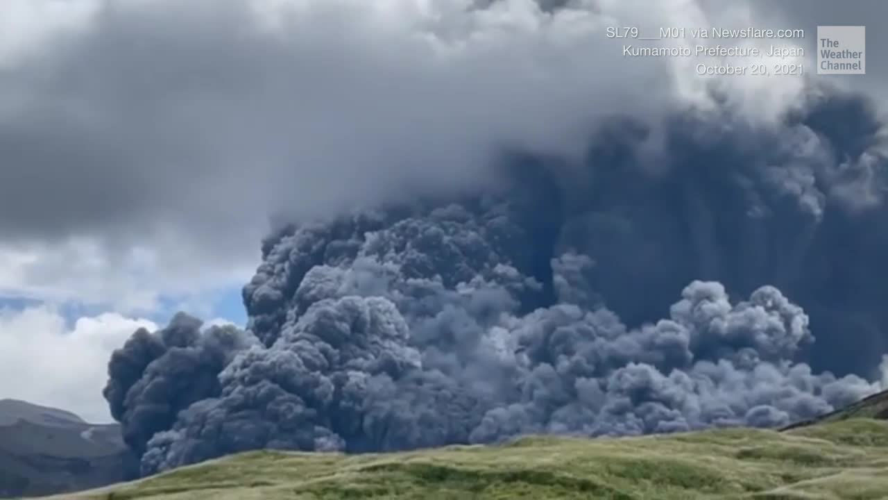 Volcano Blows its Tops, Sends Ash Miles Into Sky - Videos from The ...