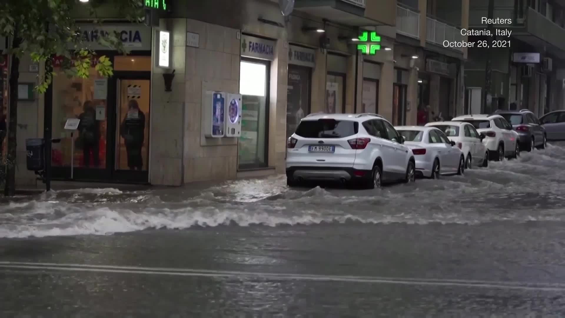 Deadly Flooding Turns Sicily Streets into Rivers - Videos from The ...