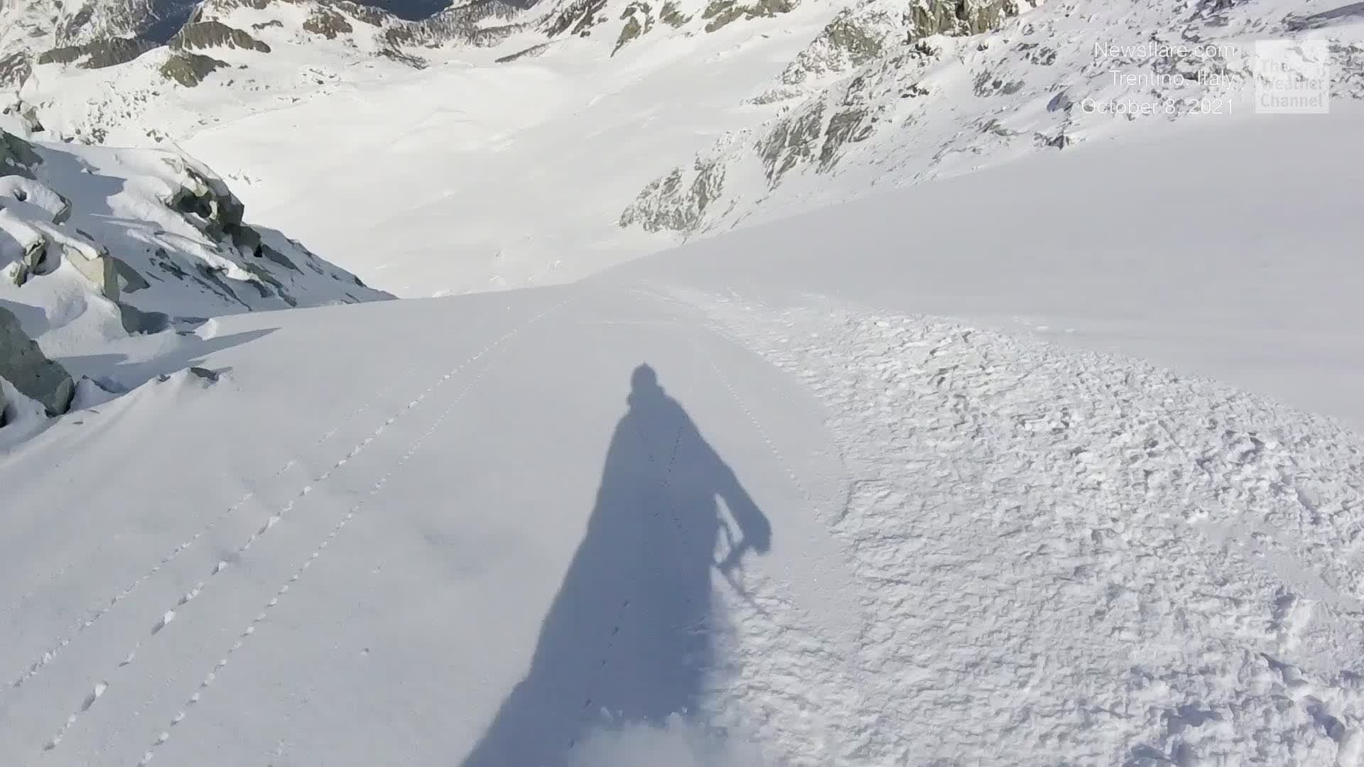 Snowboarder's Fall Down Near Vertical Descent - Videos from The Weather ...