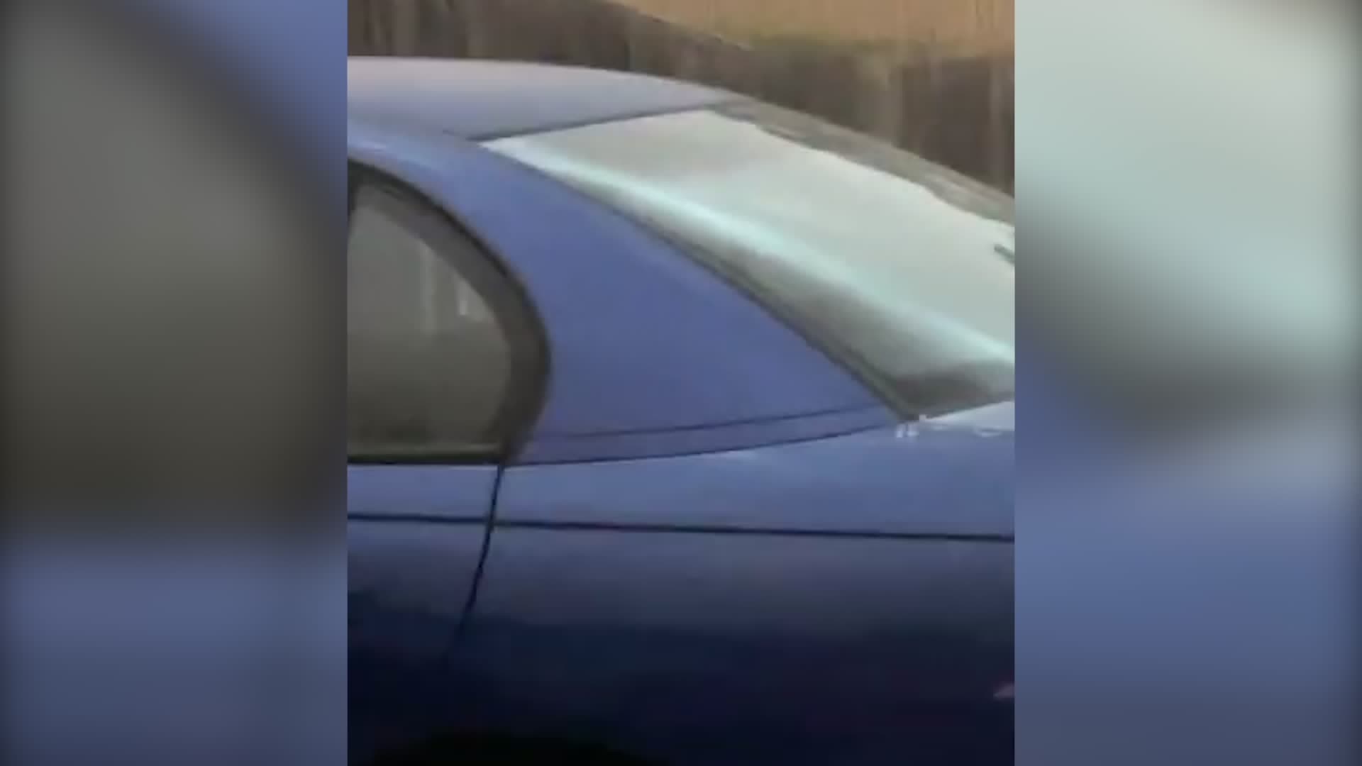 Trampoline Bounces Off Rooftops in Australia Storm - Videos from The ...