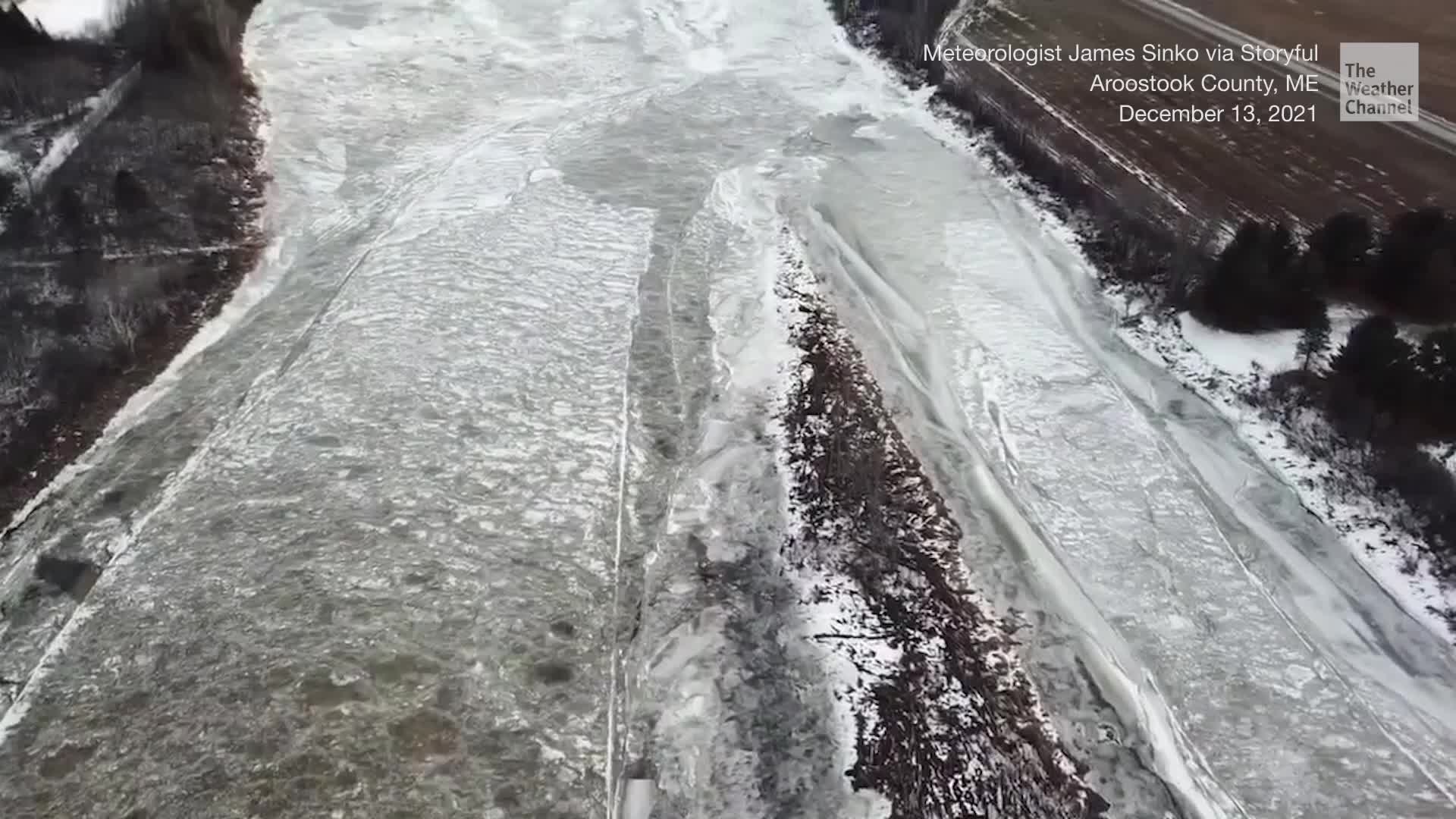 Ice Stretches For 8 Miles and Is Up to 7" Thick - Videos from The ...