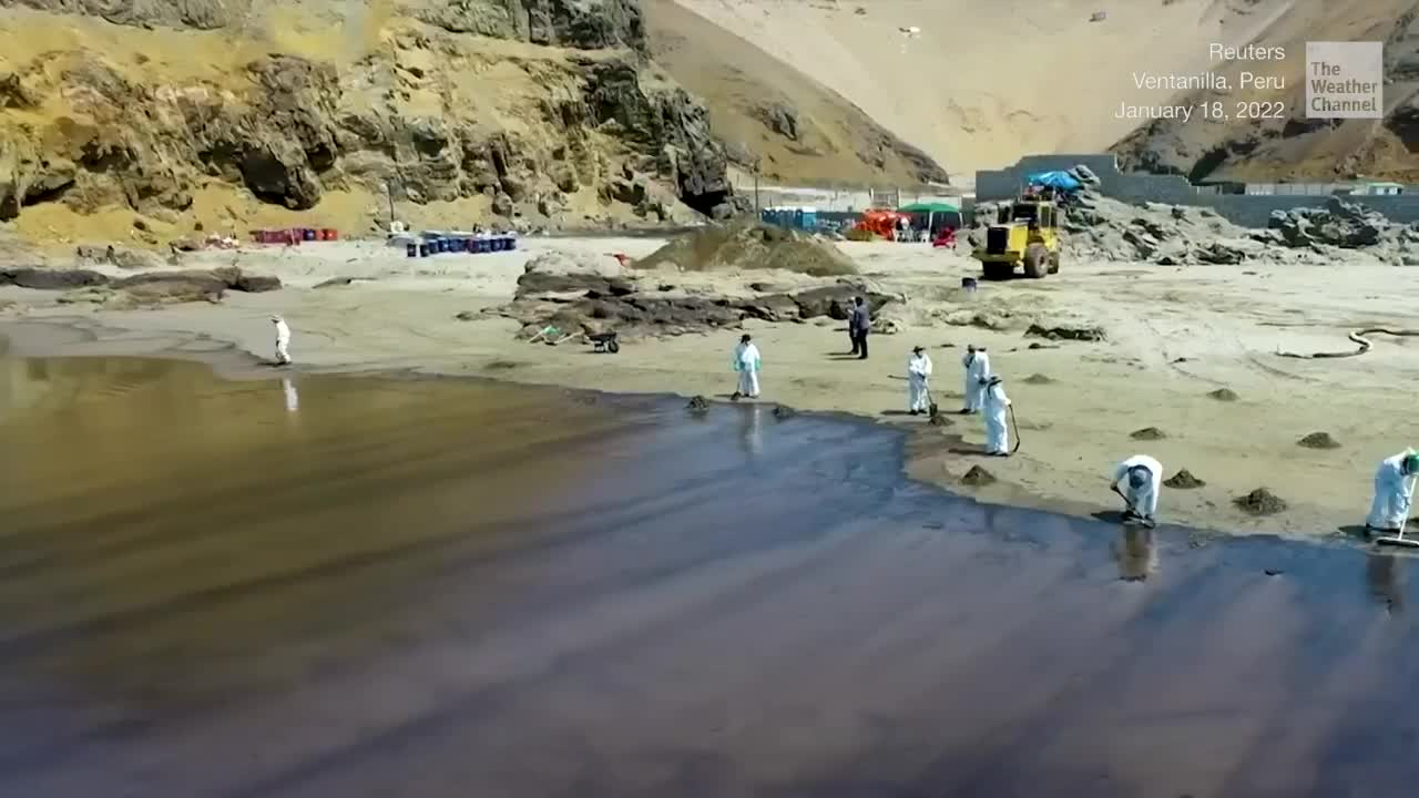 Oil Barrels Toppled in Pacific; Massive Spill - Videos from The Weather ...