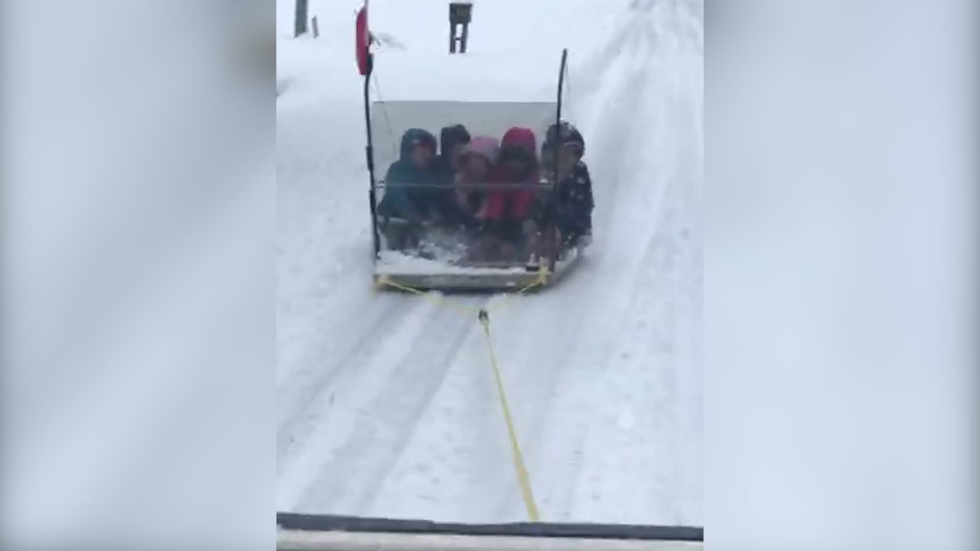 Golf Cart Roof Sled Makes for Wild Ride - Videos from The Weather Channel