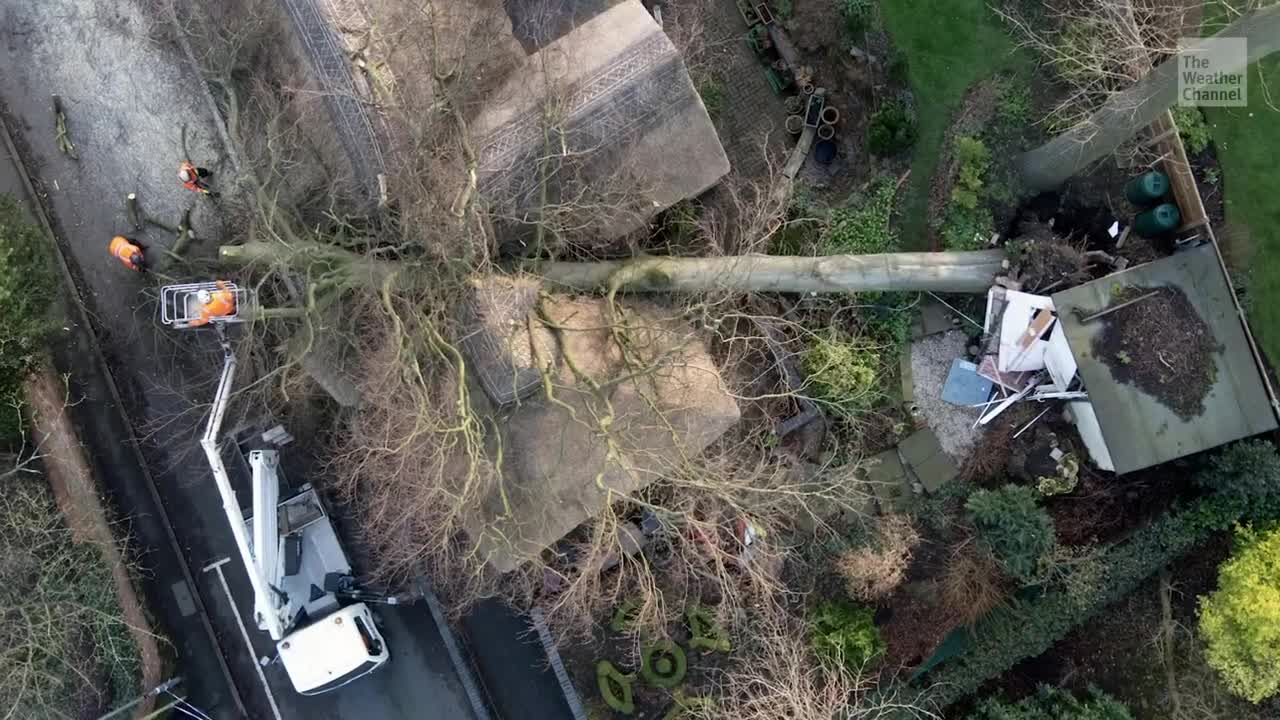 Storm Franklin Pummels UK, Netherlands - Videos from The Weather Channel