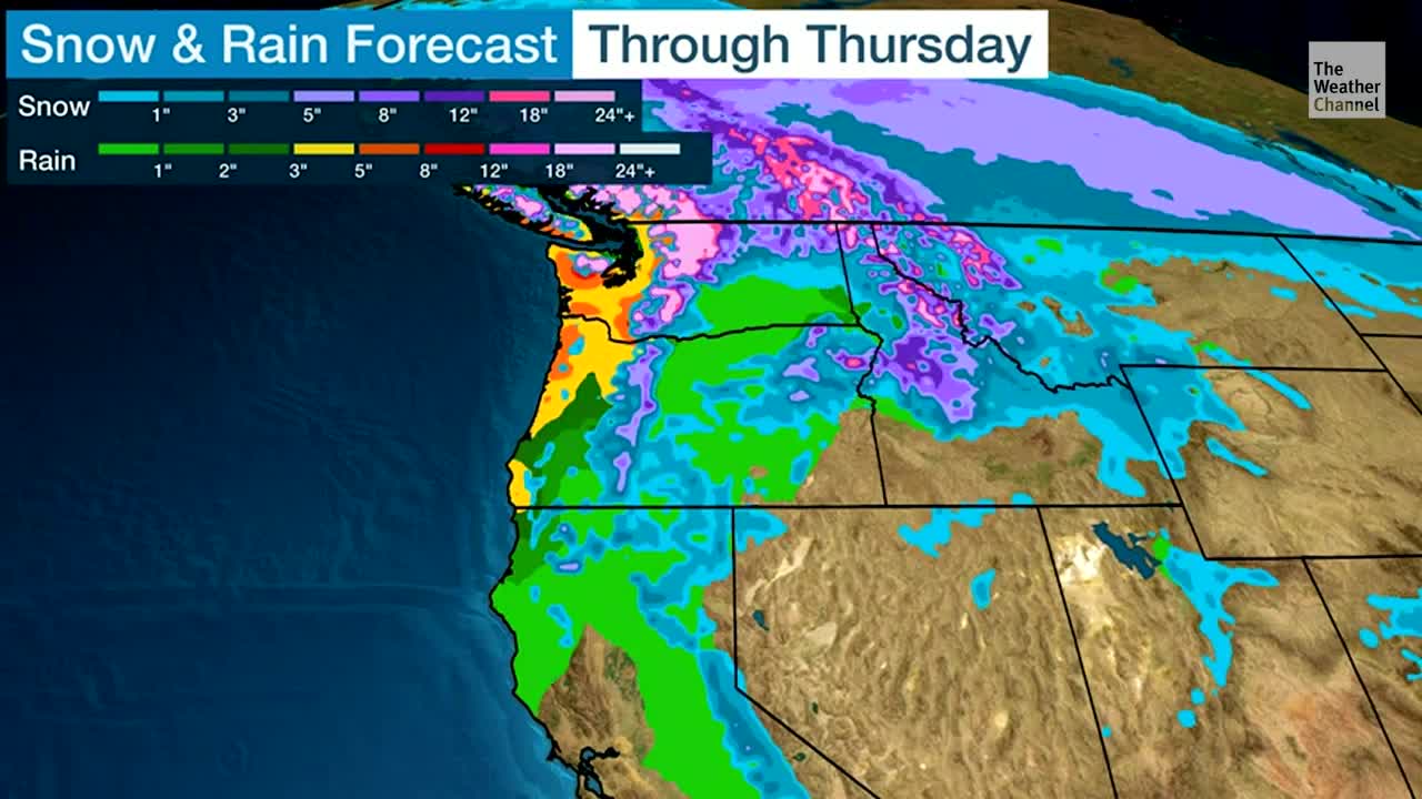 Rain and Snow Return to the Northwest - Videos from The Weather Channel