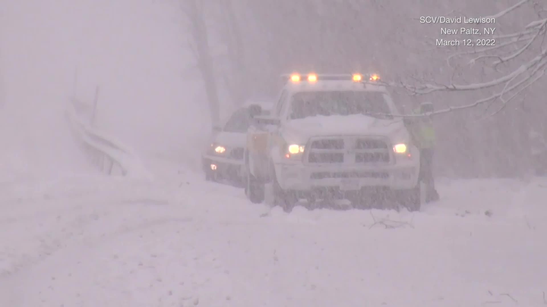 Strong Winds from Winter Storm Leaving Behind Lots of Damage - Videos ...
