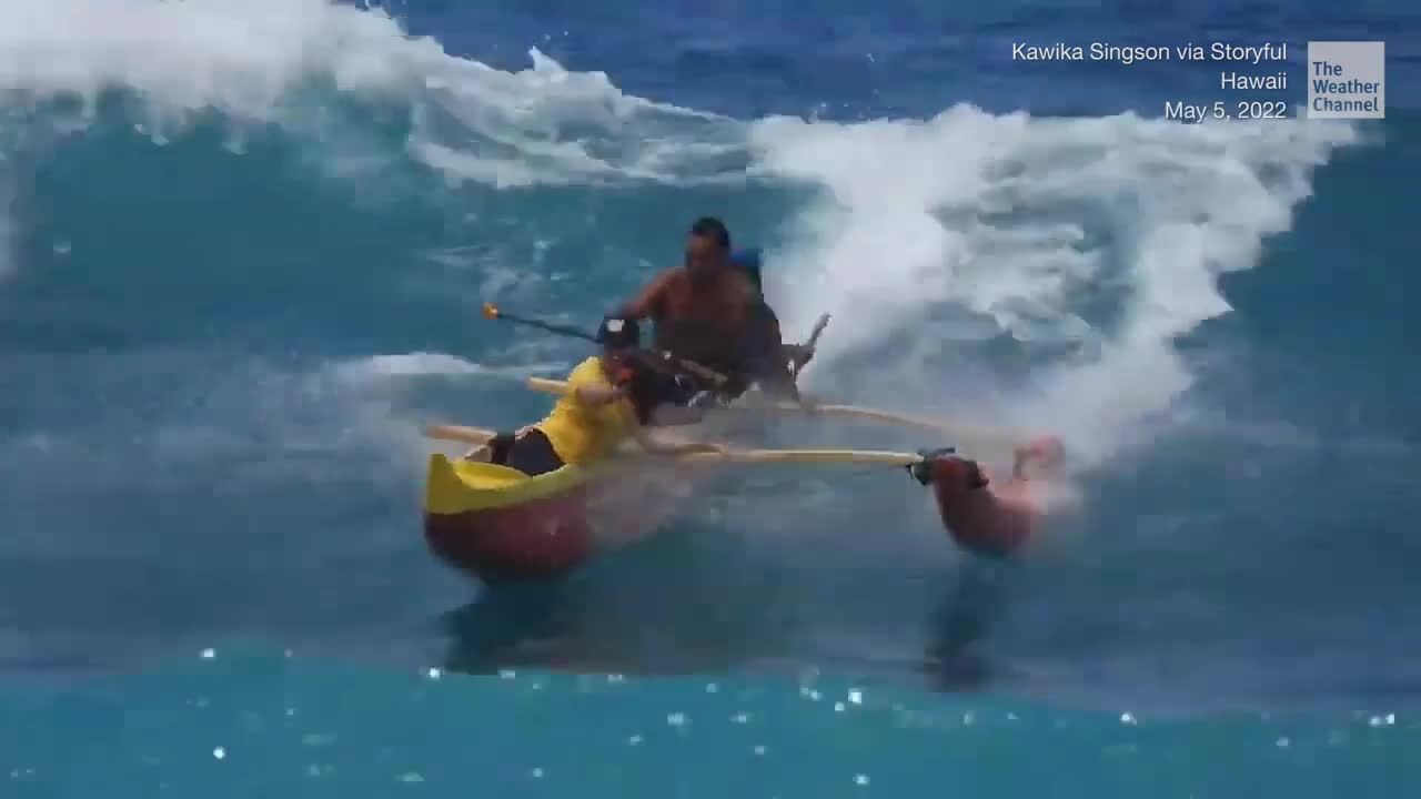 Watch Hawaiians Surf Waves in Canoes - Videos from The Weather Channel