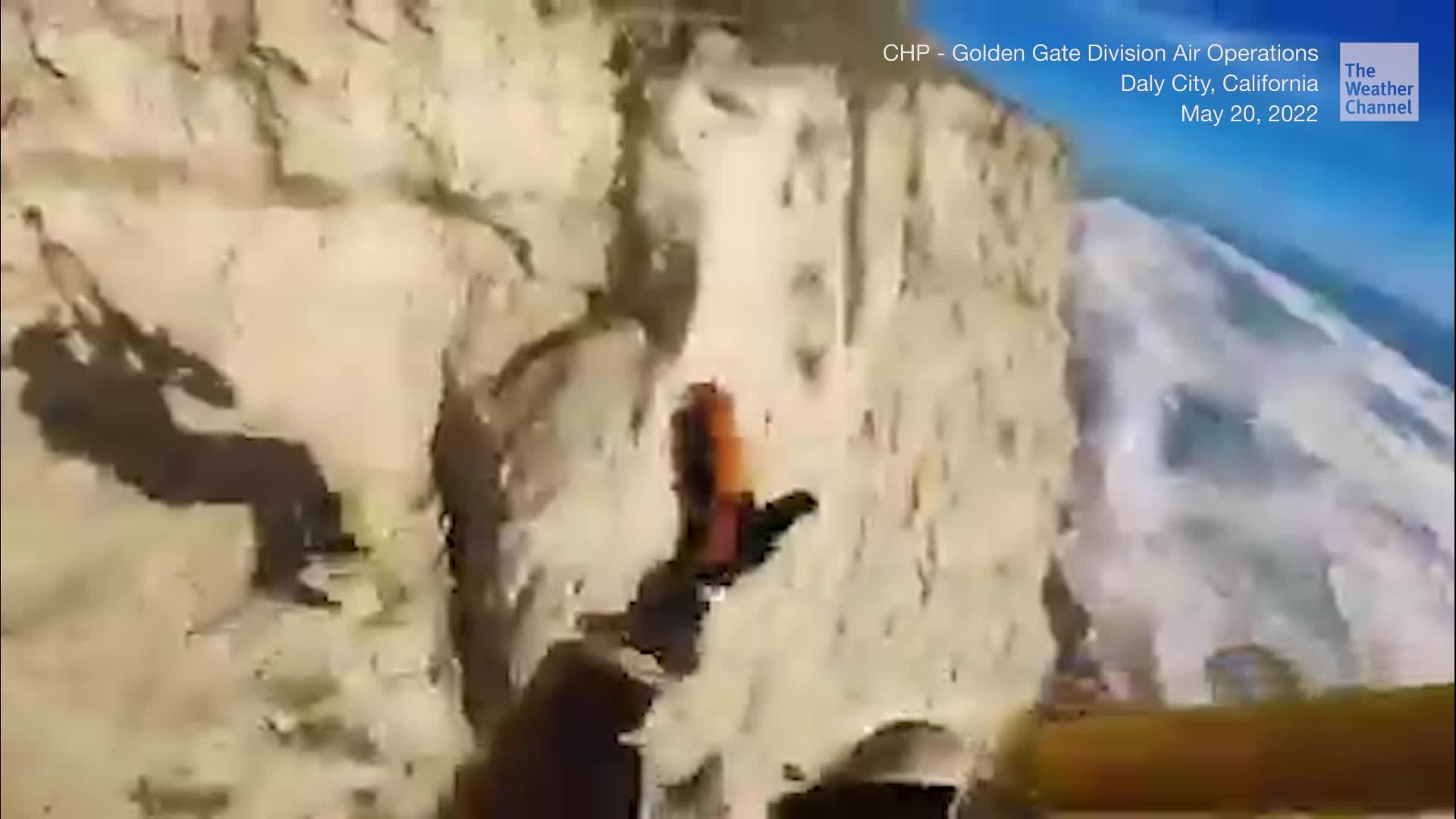Helicopter Rescues Man From Cliff - Videos from The Weather Channel