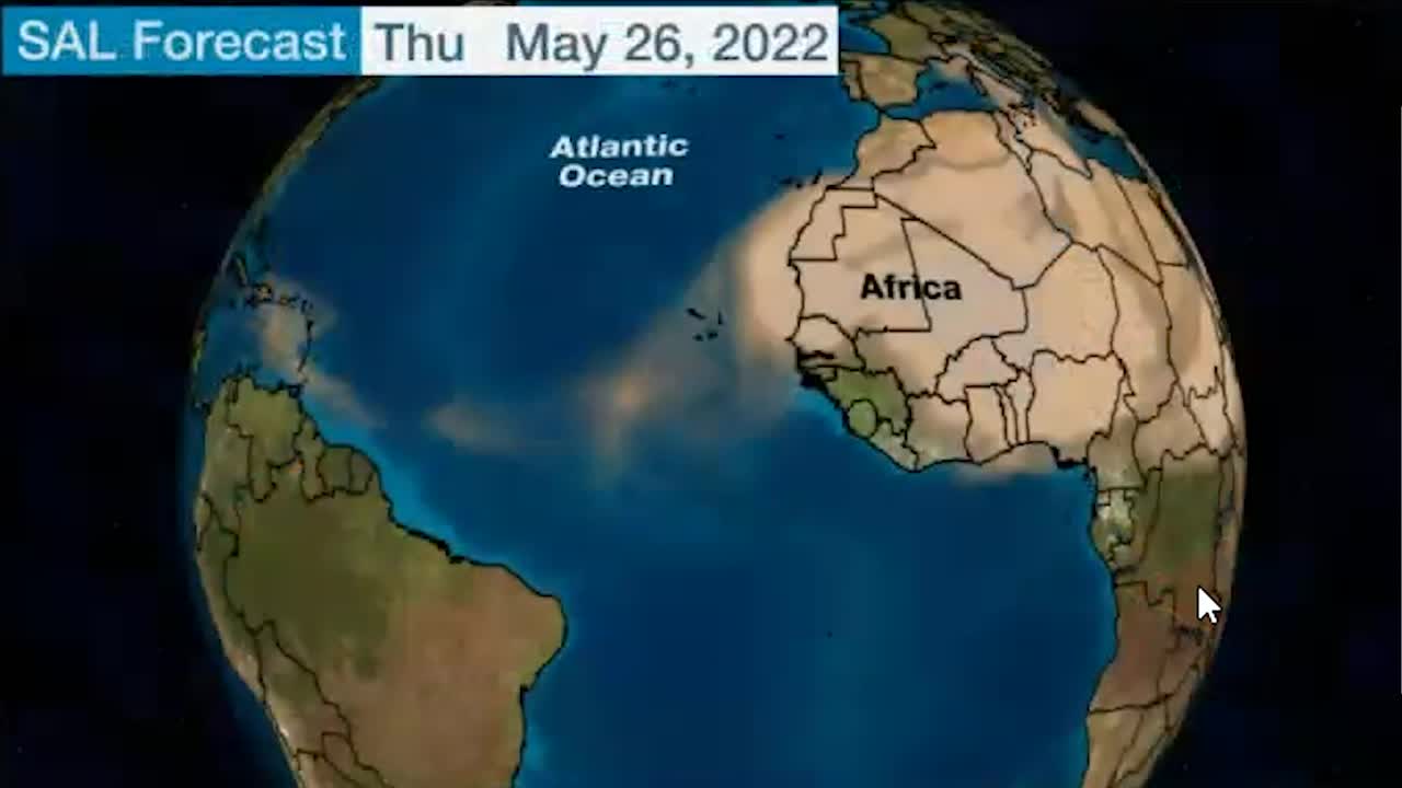 How Saharan Air Layer Impacts Tropical Development - Videos from The ...