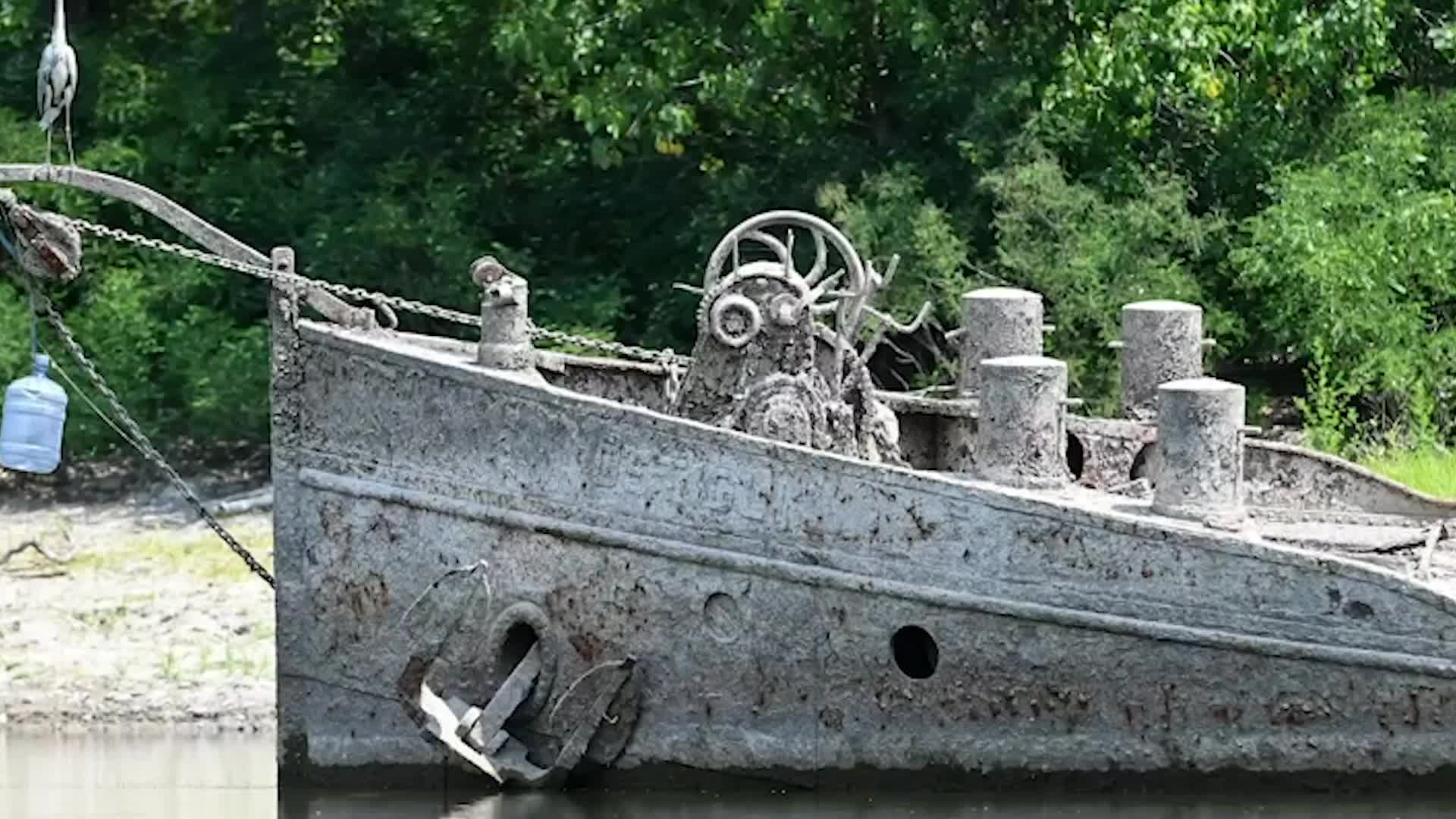 WWII Shipwreck Emerges From Italian River - Videos from The Weather Channel