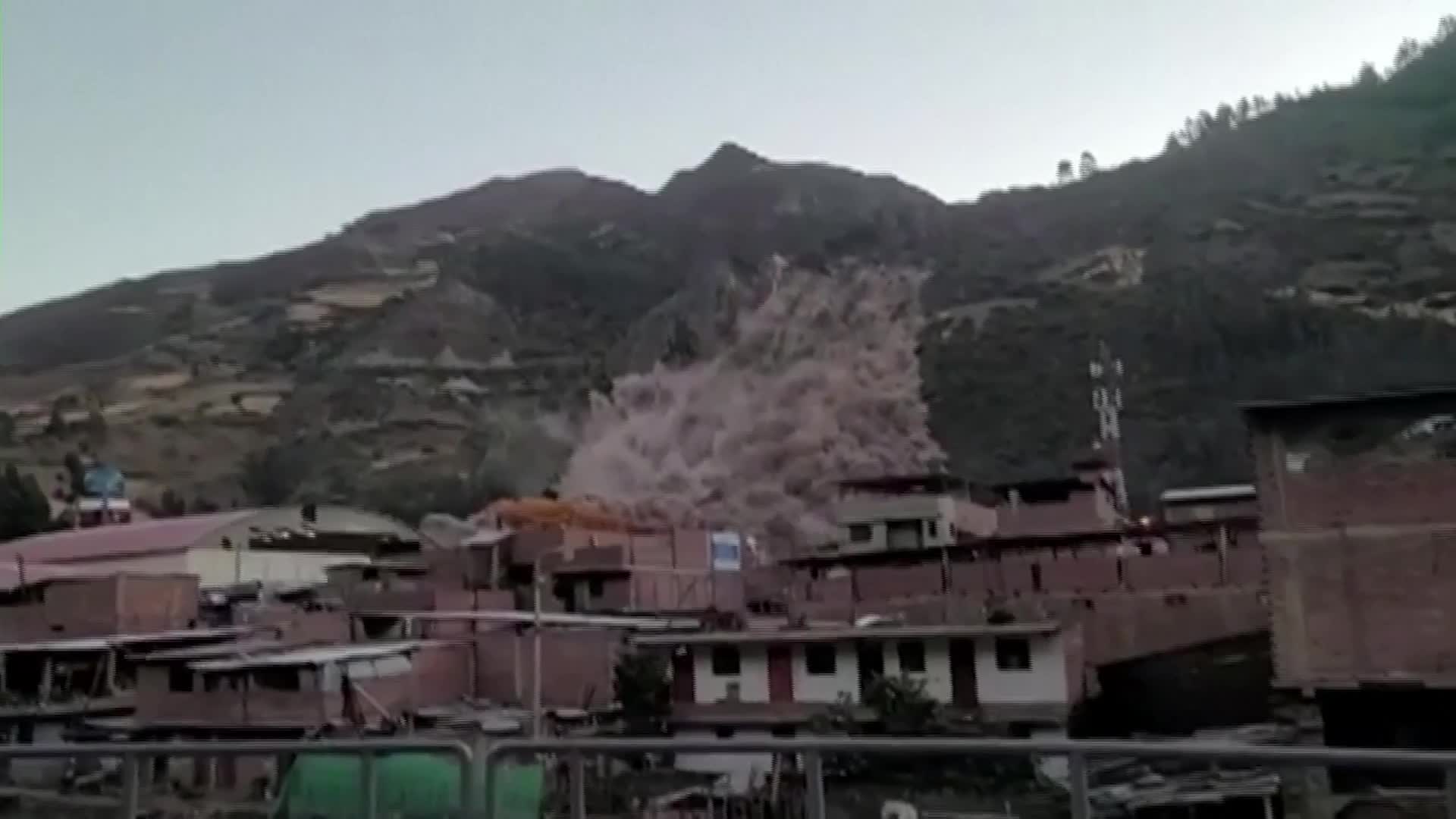 Peruvian Landslide Engulfs 150 Homes, Displacing Many - Videos from The ...