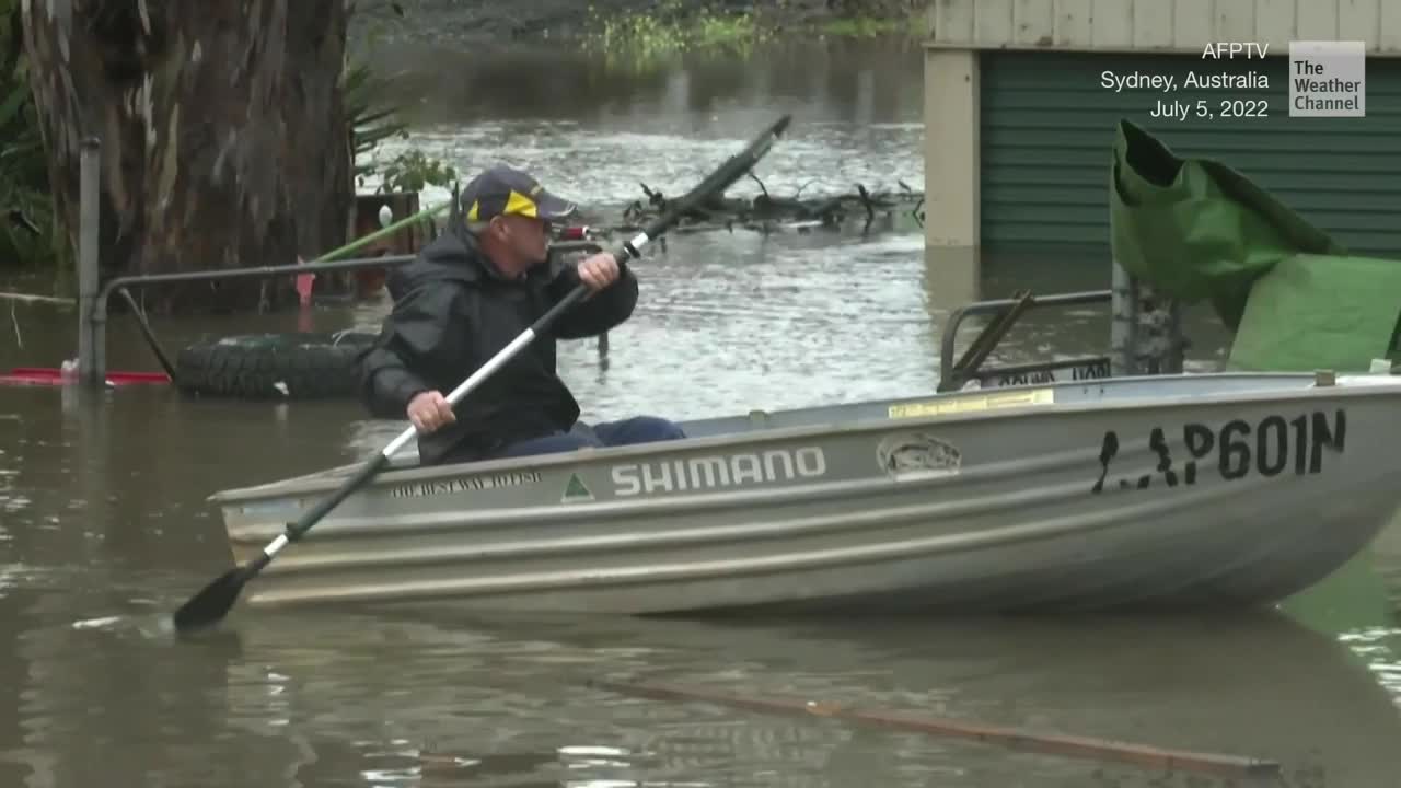 Evacuations Impacting 50,000 People In Sydney Flood Disaster - Videos ...