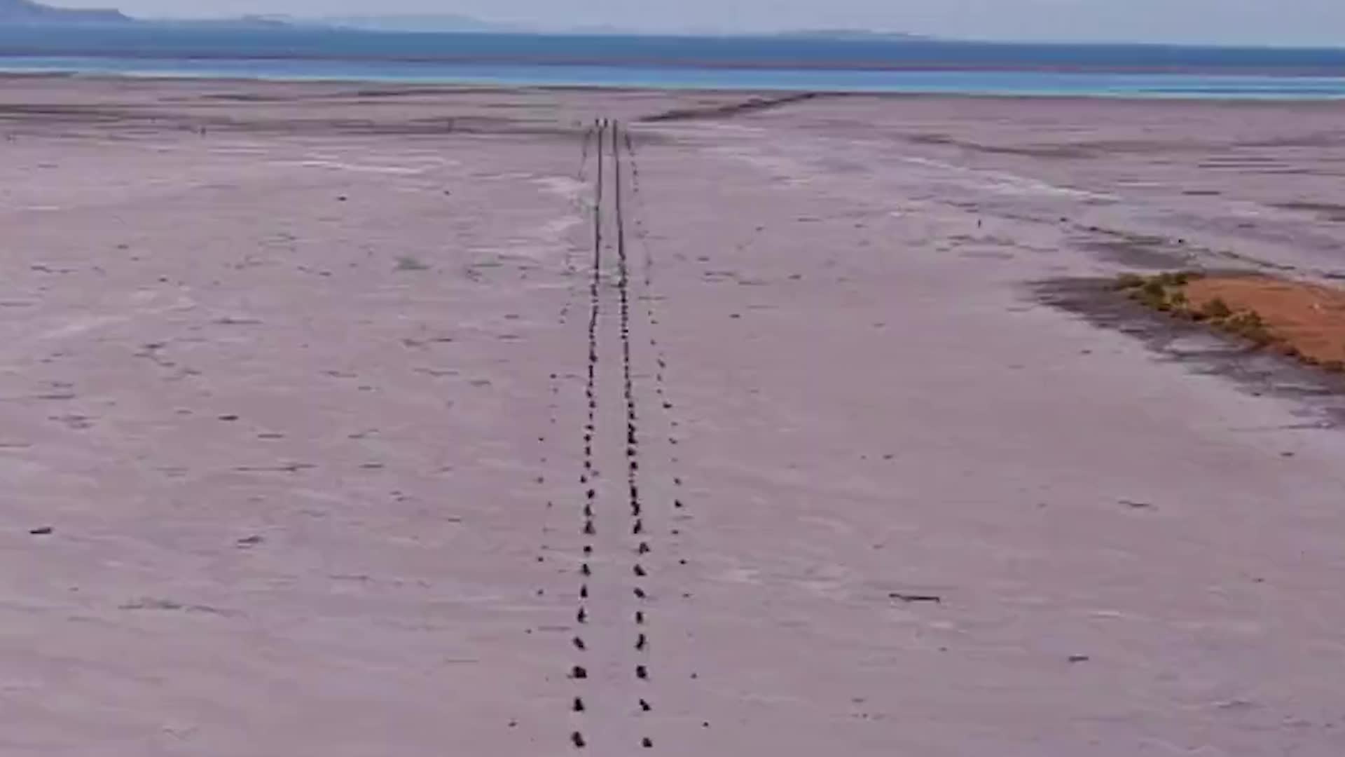 Drone Shows Devastatingly Low Great Salt Lake - Videos from The Weather ...