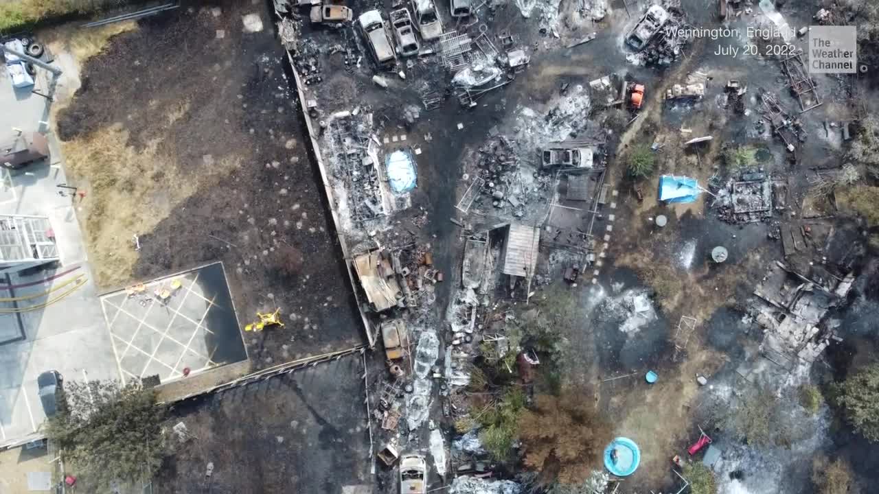 London Fire Brigade Has Its Busiest Day Since WWII Tuesday - Videos ...