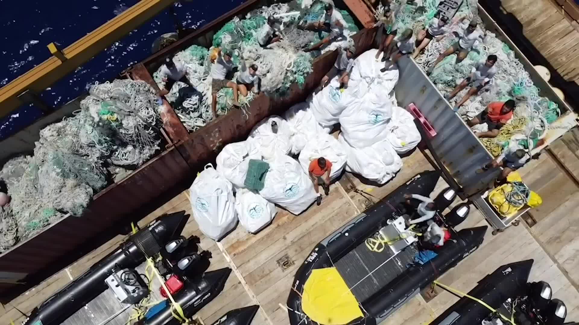 Nearly 100,000 Pounds of Debris Pulled From Ocean Off Hawaii - Videos ...