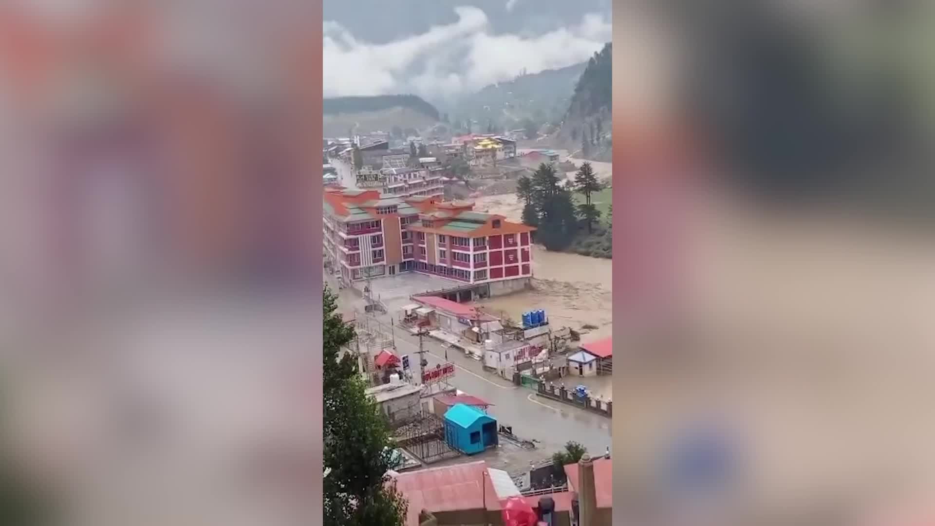 Huge Hotel Collapses In Flood - Videos from The Weather Channel