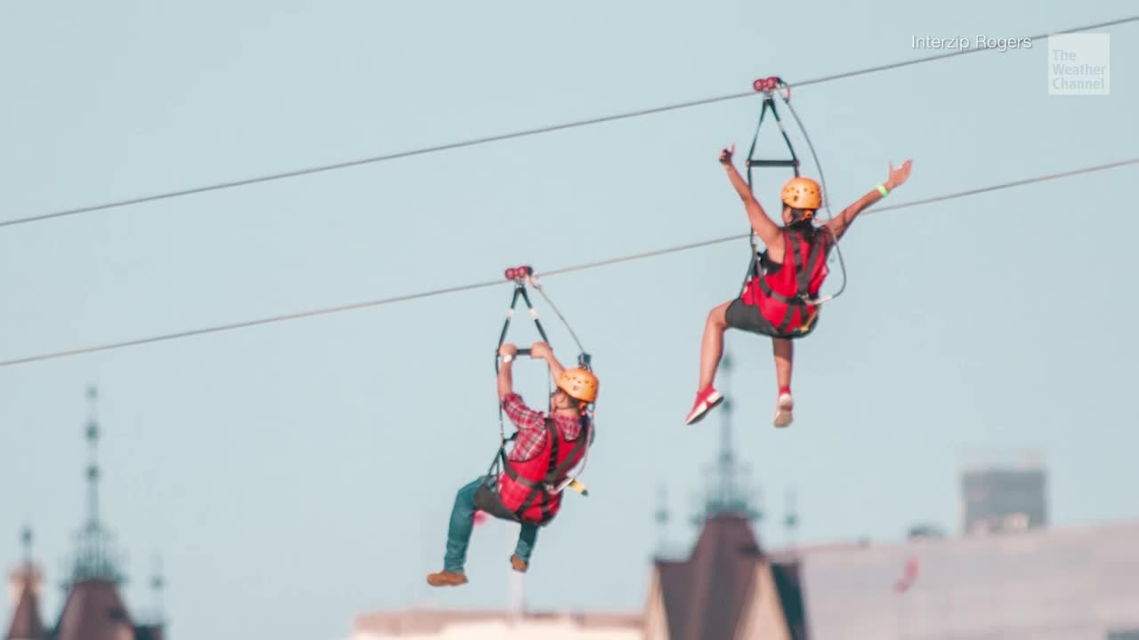 The World’s First Interprovincial Zipline - Videos from The Weather Channel