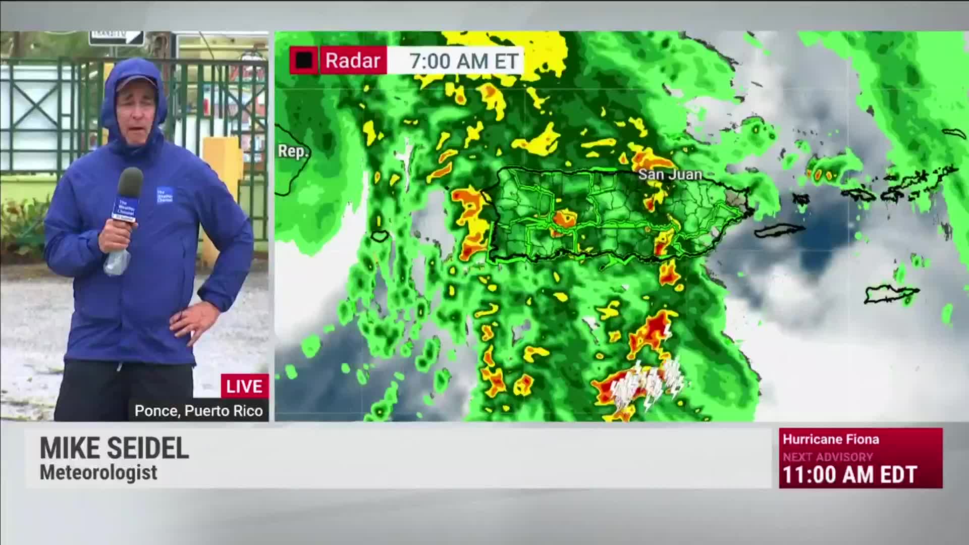 Mike Seidel In Puerto Rico Surveys Fiona Damage - Videos from The Weather Channel
