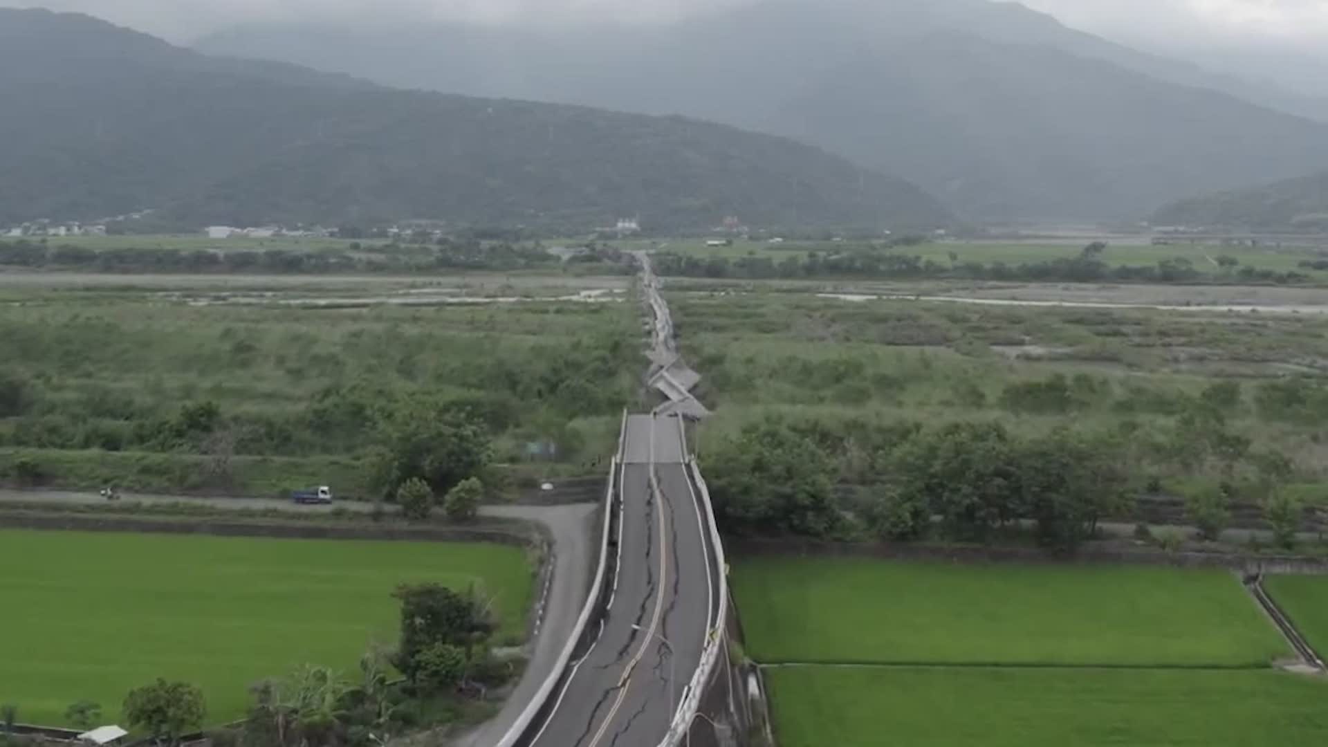 Aerial Footage Shows Scale Of Destruction In 6.9 Earthquake - Videos ...