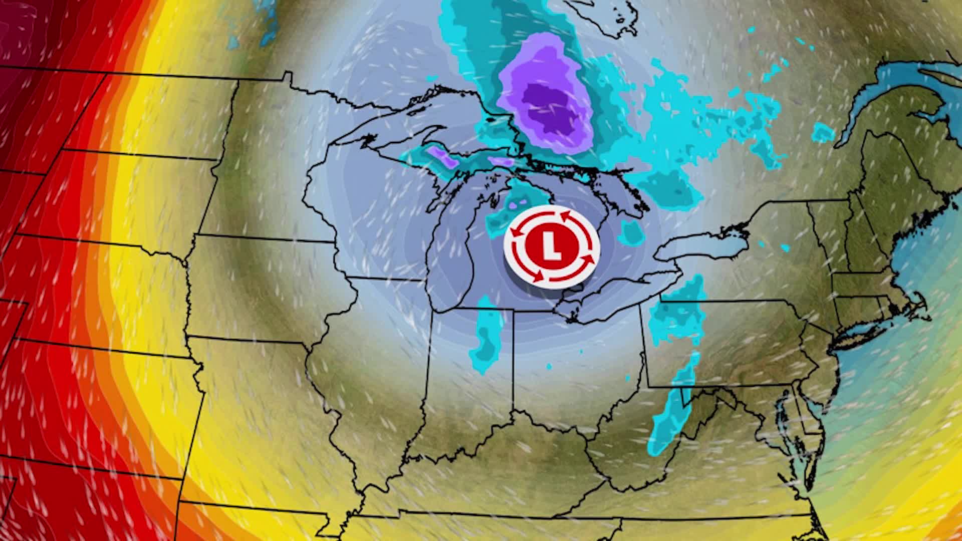 Snow and Wind From Great Lakes To Appalachians - Videos from The ...