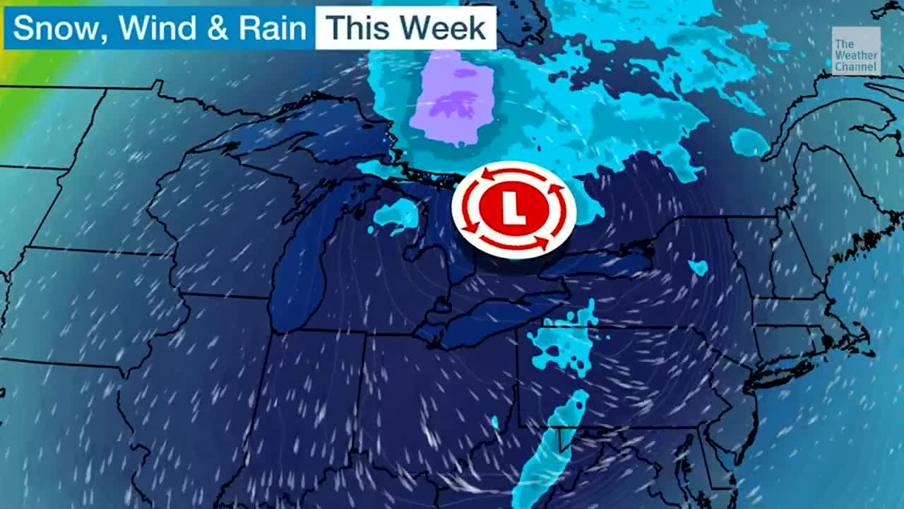 More Wind, Rain, Snow For Great Lakes - Videos from The Weather Channel