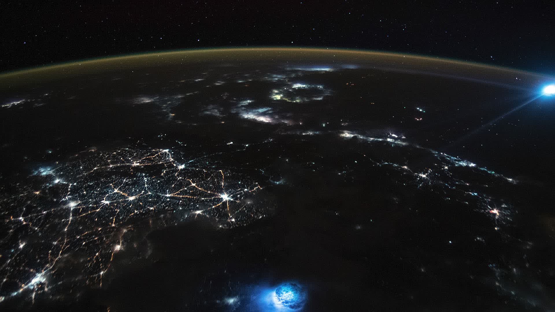 ISS Photo: See Stunning Blue Orb Light Up Earth - Videos from The ...
